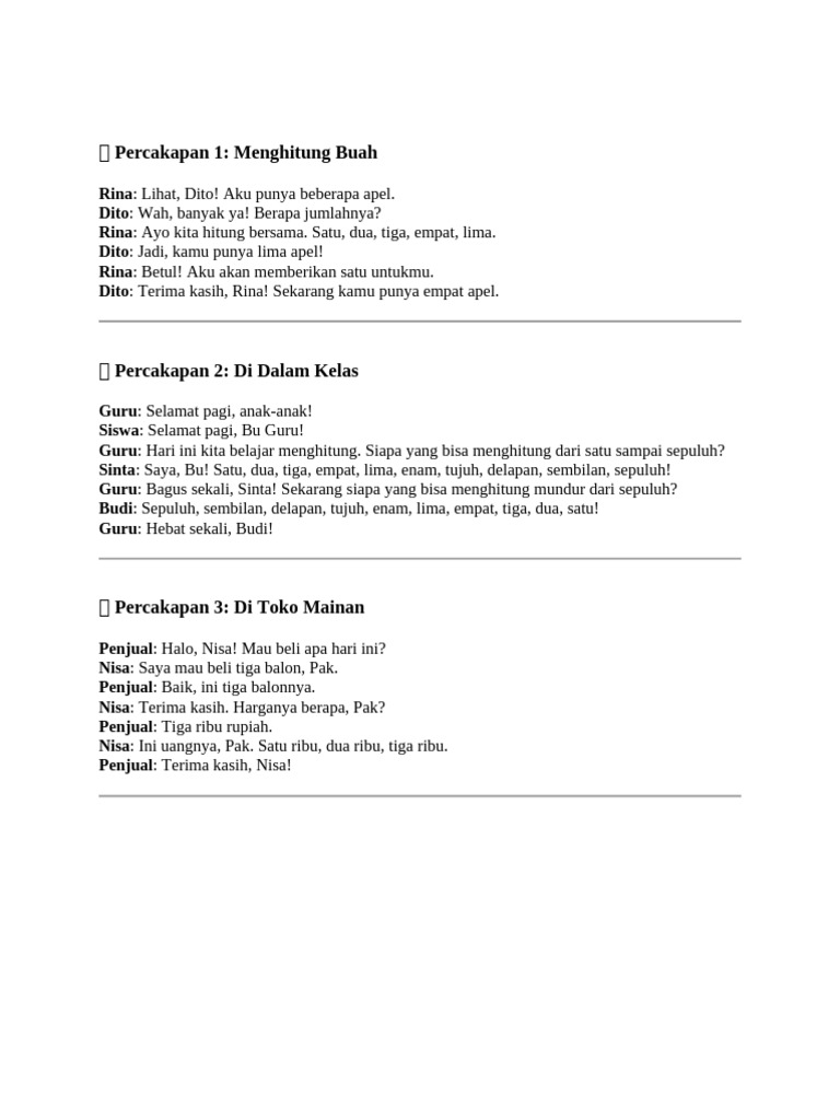 Dialog Number 2 | PDF