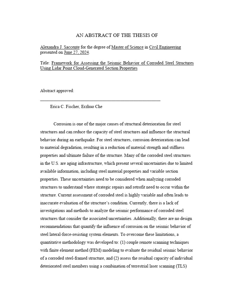 Saccente Alexandra J2024 | PDF | Lidar | Corrosion