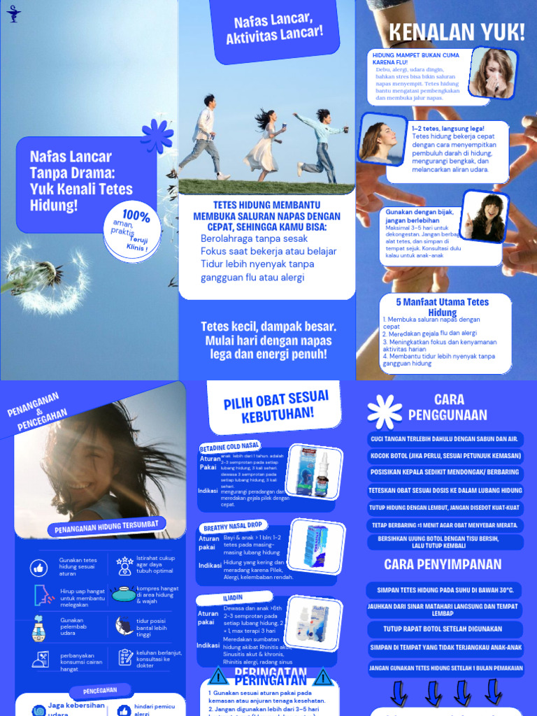 Leaflet Tetes Hidung | PDF