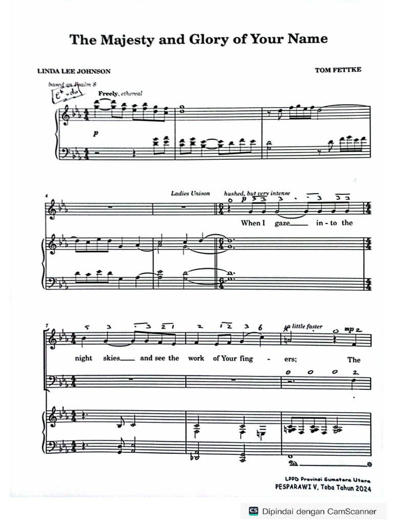 Majesty Glory of Your Name SATB | PDF