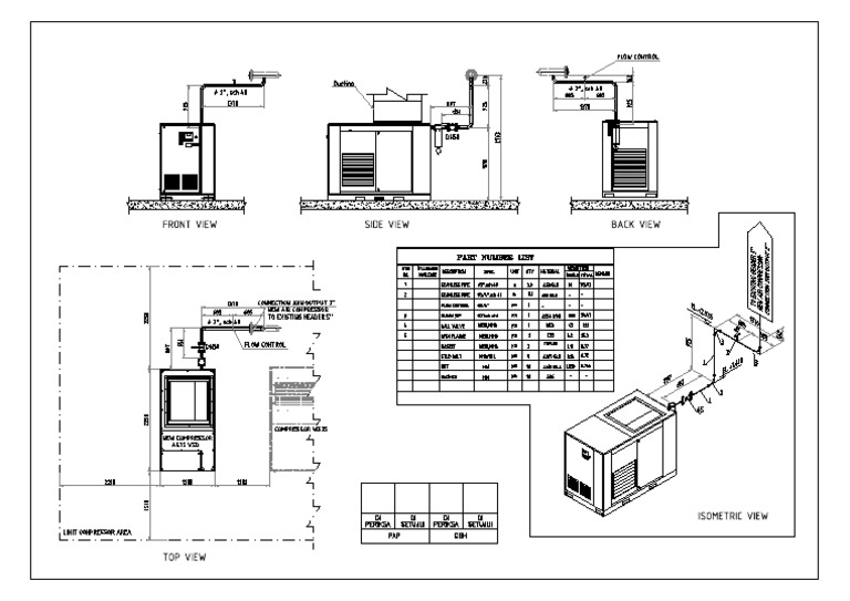 Ga Drawing PT Graha Bumi Hijau - Pm2 (Piping) | PDF