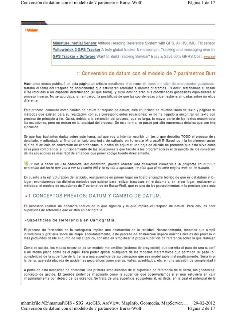 Bursa - Wolf 7 para Metros | PDF | Sistema de información geográfica ...