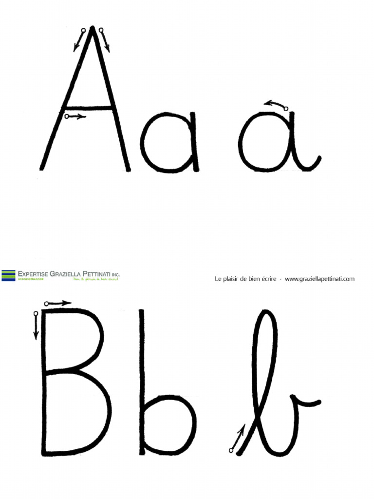 Egp Alphabet Une Lettre Par Page | PDF