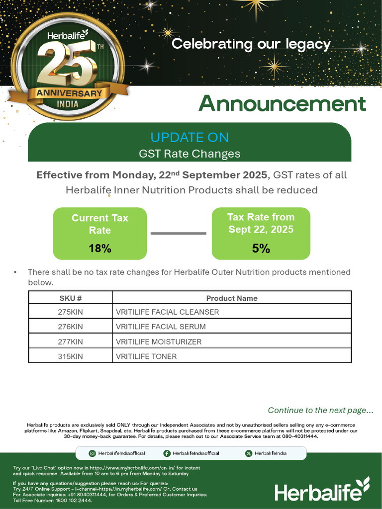 GST Rate Change - Flyer | PDF