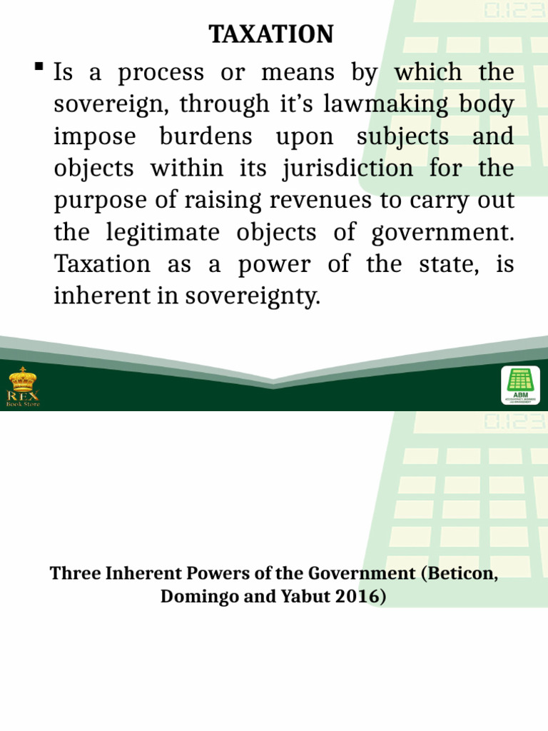 6 - Principles of Taxation | PDF | Taxes | Money