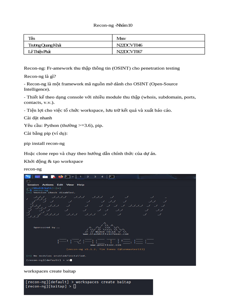Recon-ng Slide Unicode | PDF