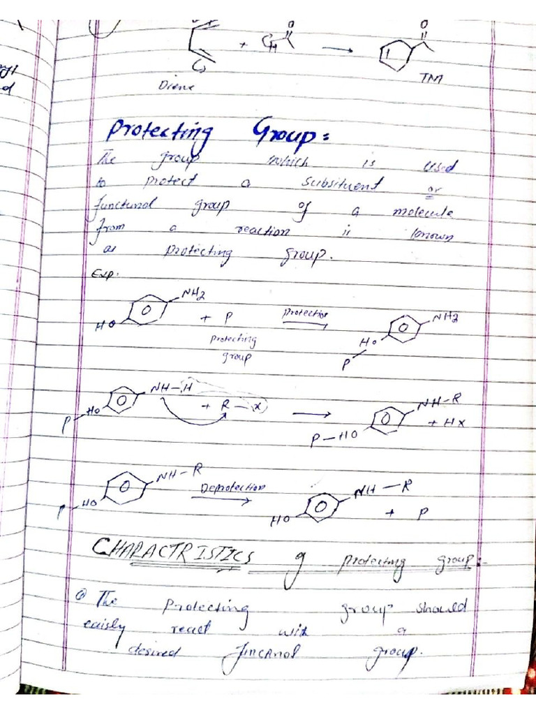 Protection Groups. Organic Synthesis | PDF