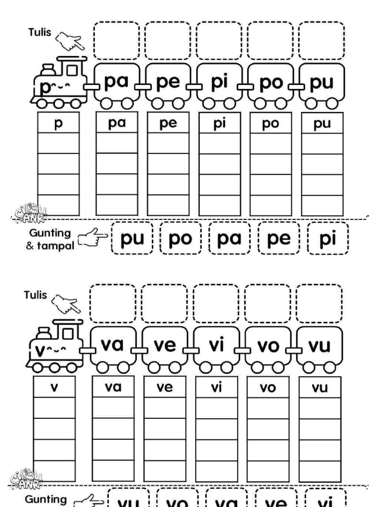 Eja, Tulis Gunting&Tampal | PDF