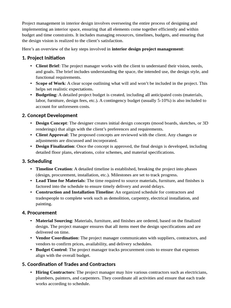 Project Management | PDF | Project Management | General Contractor