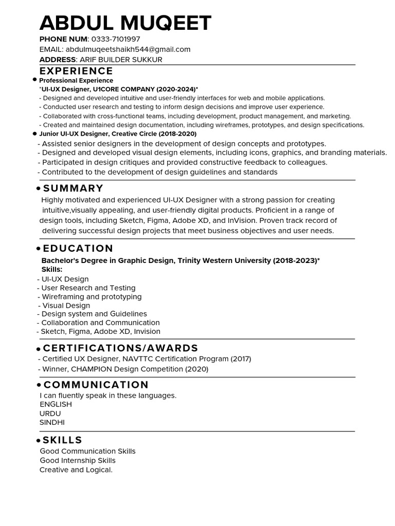 Resume | PDF