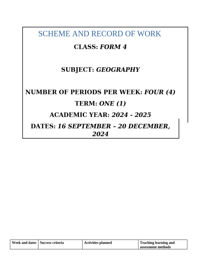 Geography Curriculum Overview 2024-2025 | PDF | Geographic Information ...