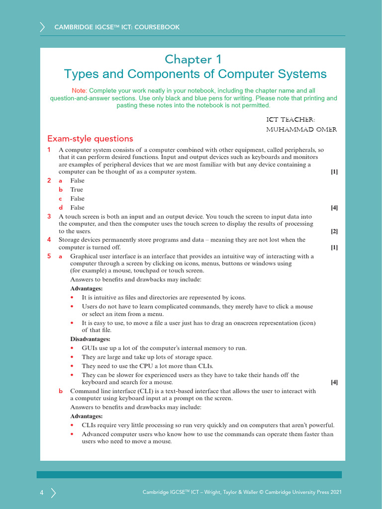 Unit 1 ICT Grade 9 2025-26 | PDF | Graphical User Interfaces | Command ...