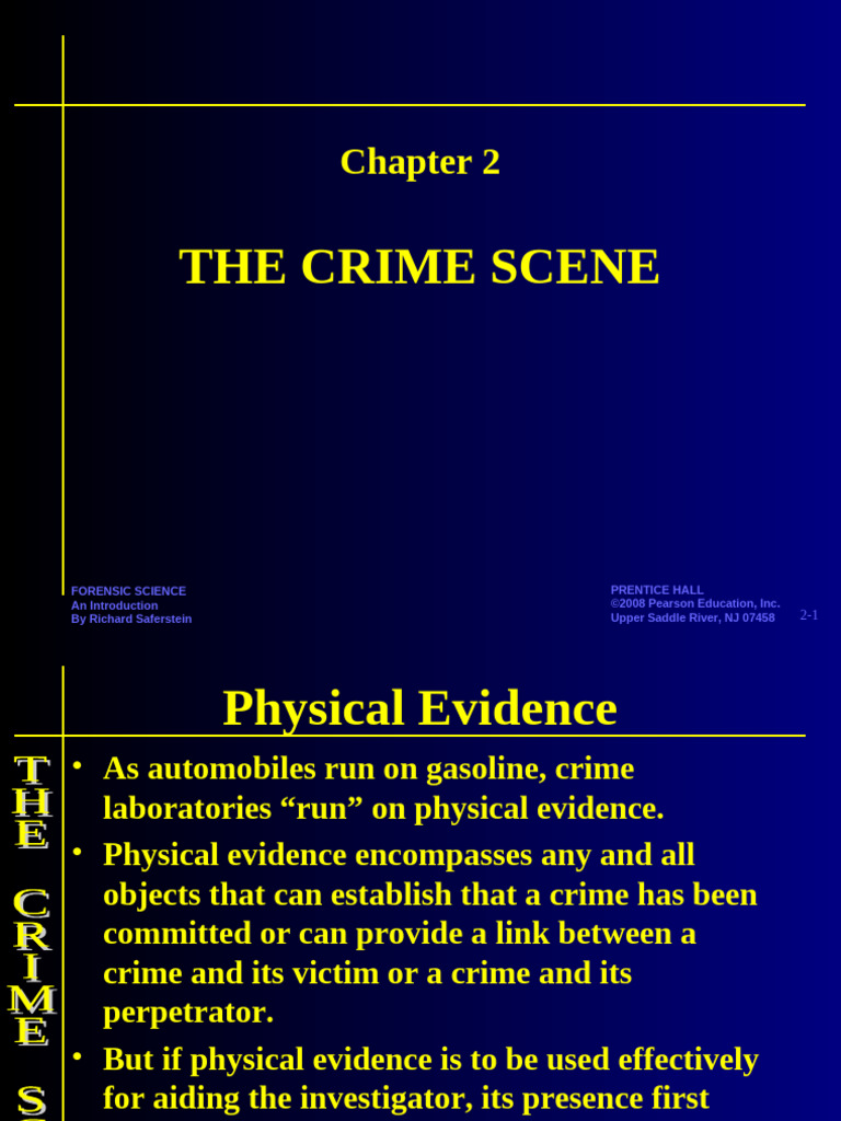 Crime Scene Investigation Techniques | PDF | Crime Scene | Forensic Science