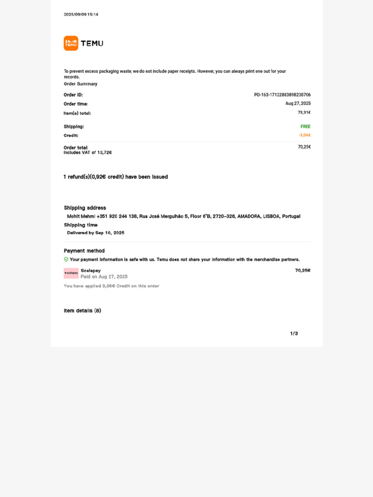 Temu Web Document | PDF