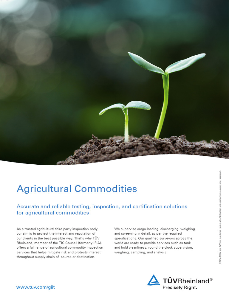 Agricultural Commodities | PDF
