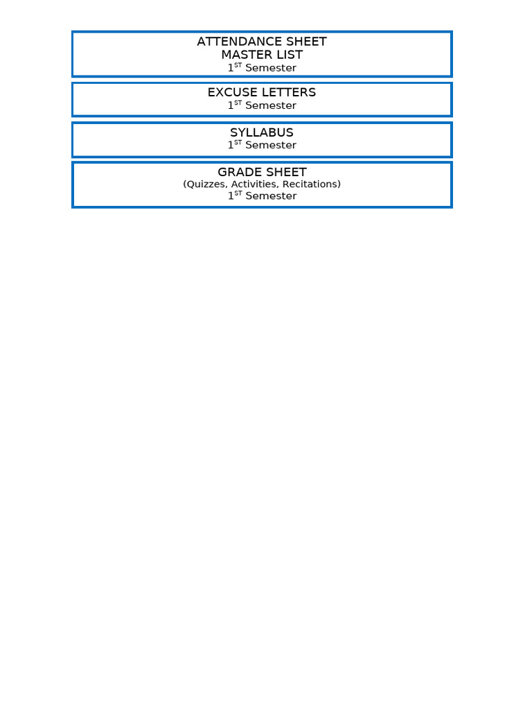 CSU Folder Labelling | PDF