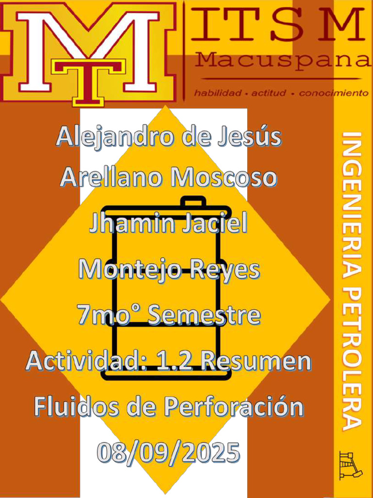 A 1.2 Jhamin Jaciel Montejo Reyes FP. | PDF | Perforación | Barro