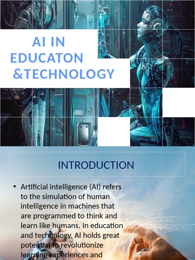 Artificial Intelligence in Education and Technology | PDF