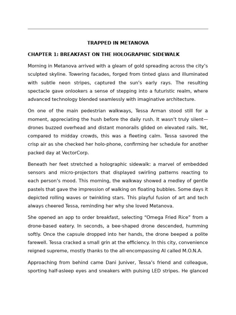 Trapped in Metanova | PDF