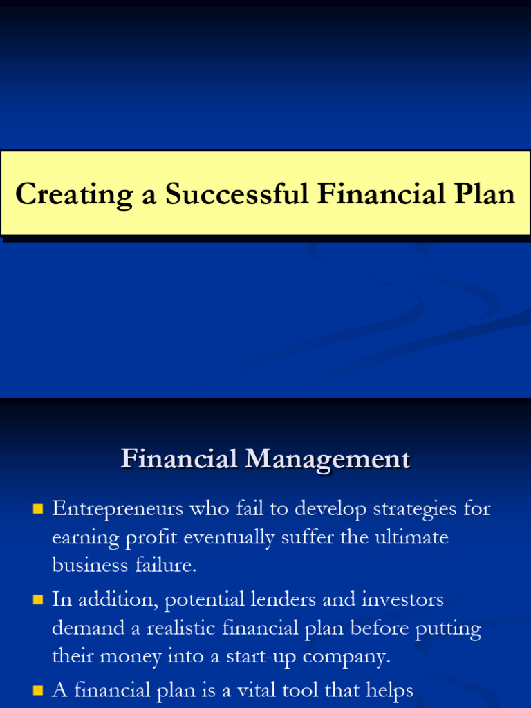 04-01-Creating a Successful Financial Plan_v1.7 | PDF | Debt | Leverage ...