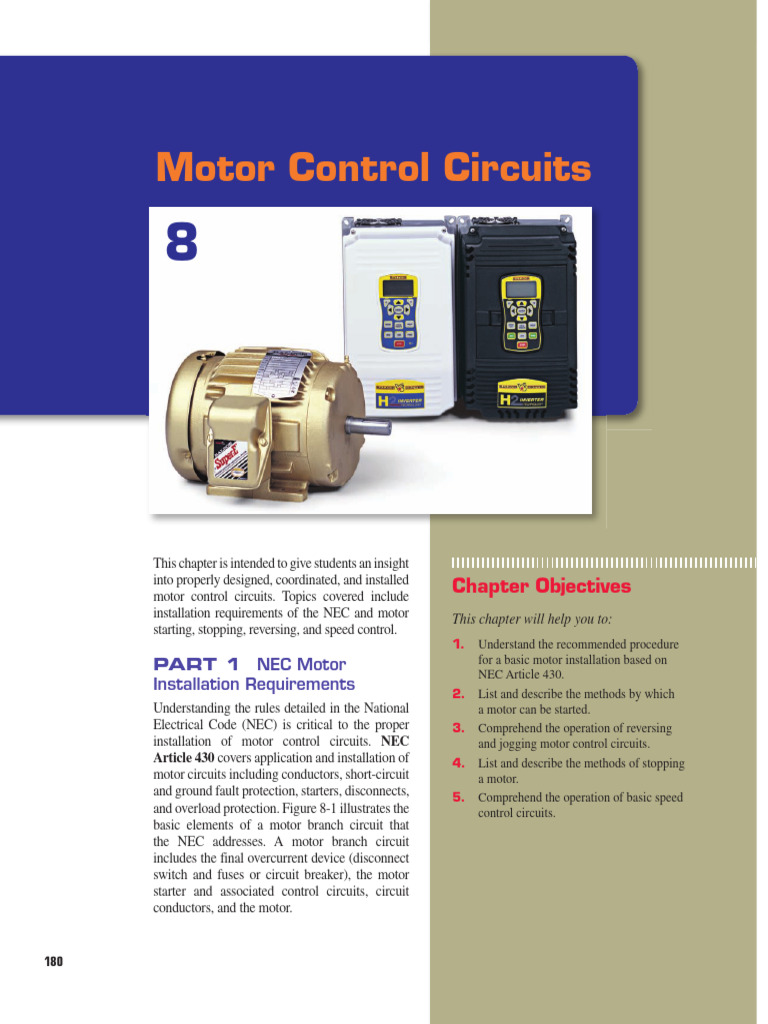 Motor Control Circuits Overview | PDF | Fuse (Electrical) | Electric Motor