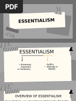 Essentialism in Education: A Critical Analysis | PDF | Philosophy Of ...