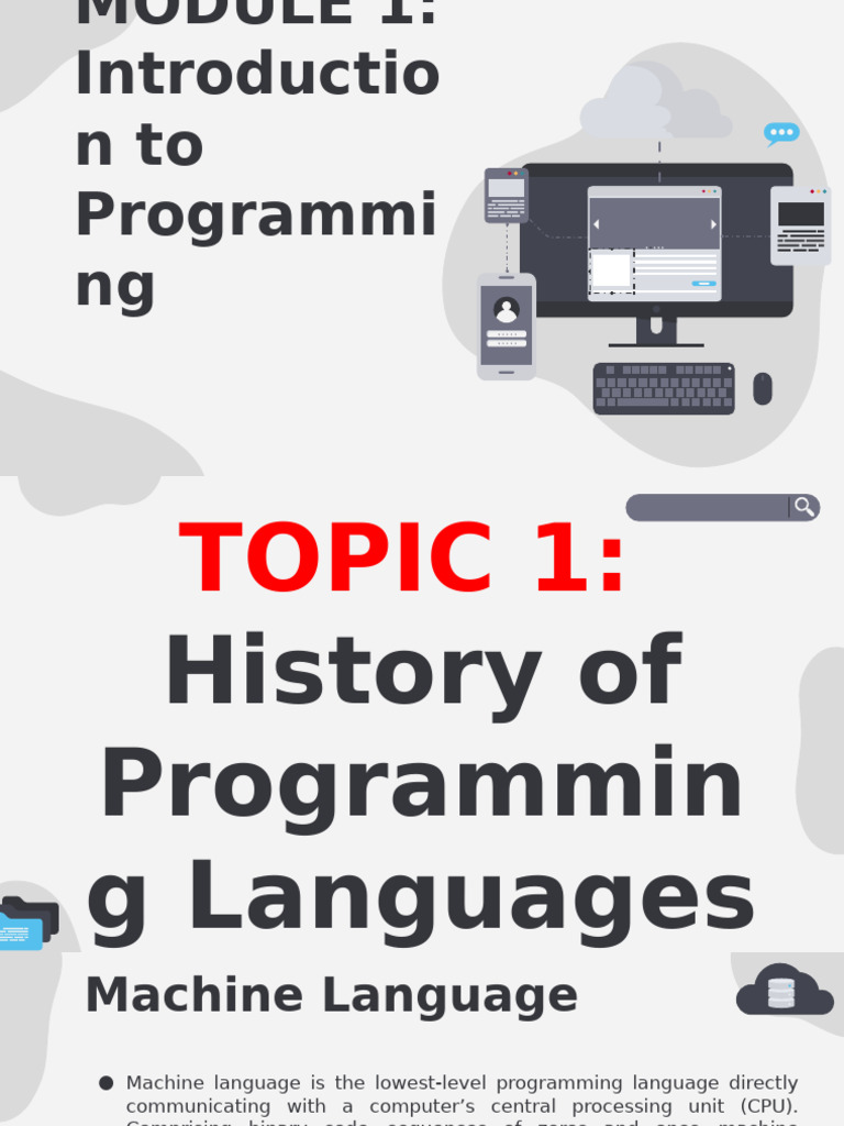 Module 2 - Introduction To Computer (Autosaved) | PDF | Programming ...