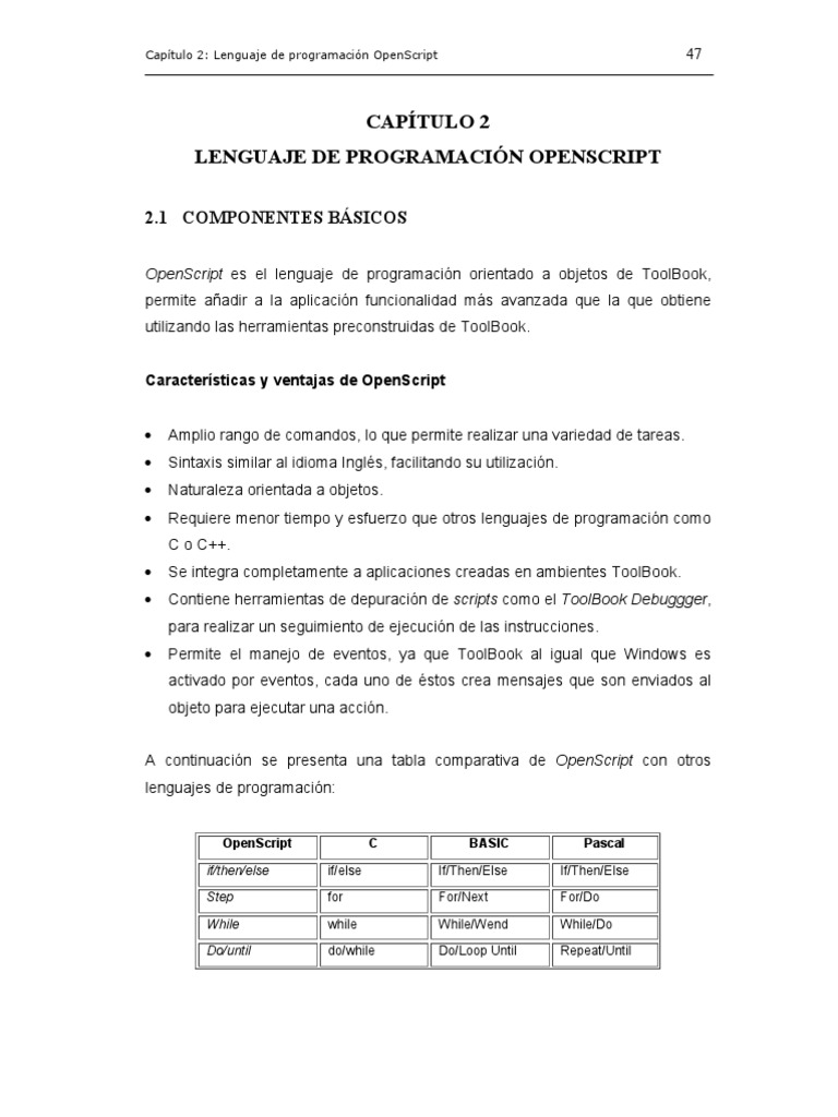 Toolbook Resumen | PDF | Lenguaje de programación | Tipo de datos