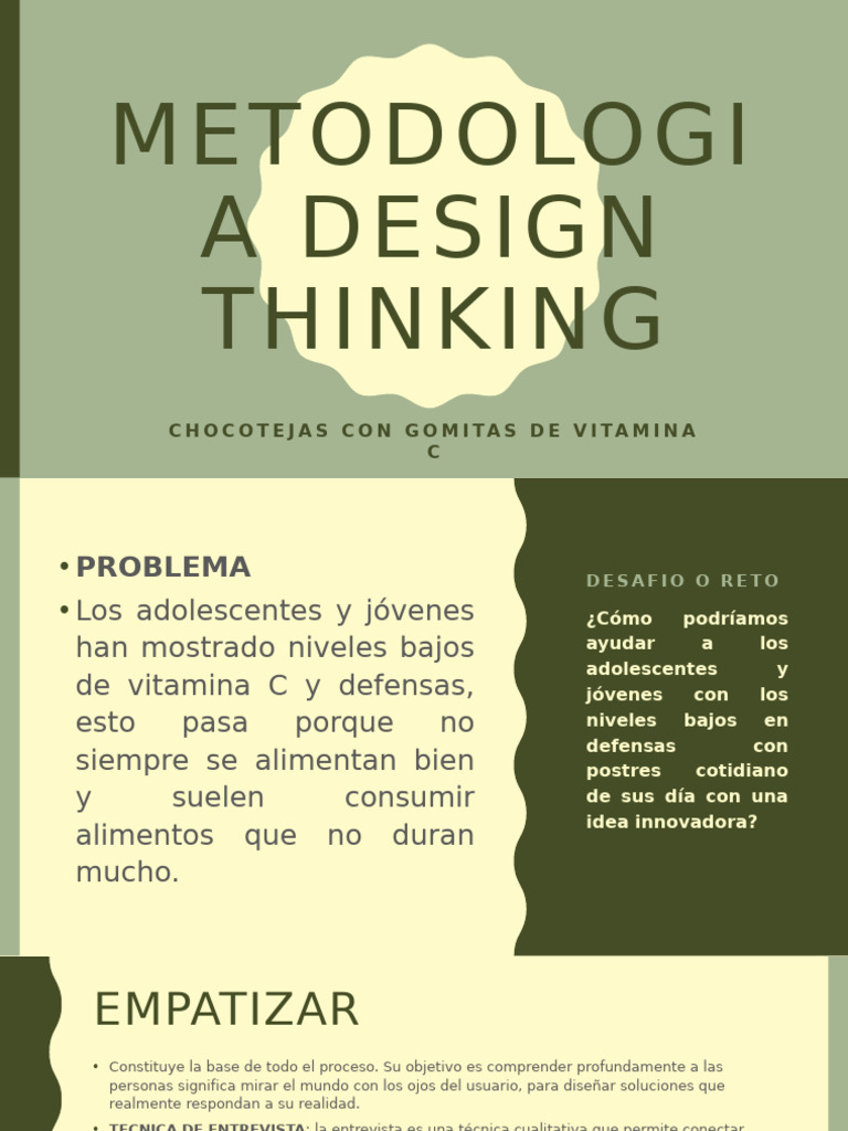 Metodologia de Design Thinking | PDF | El pensamiento de diseño