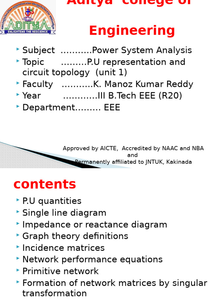 PSA Unit 1 | PDF | Electrical Impedance | Electrical Engineering