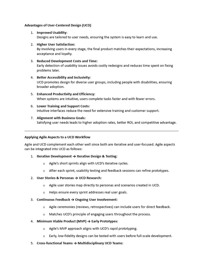 Ecd Adv and Ucd Plus Agile | PDF | Usability | Agile Software Development