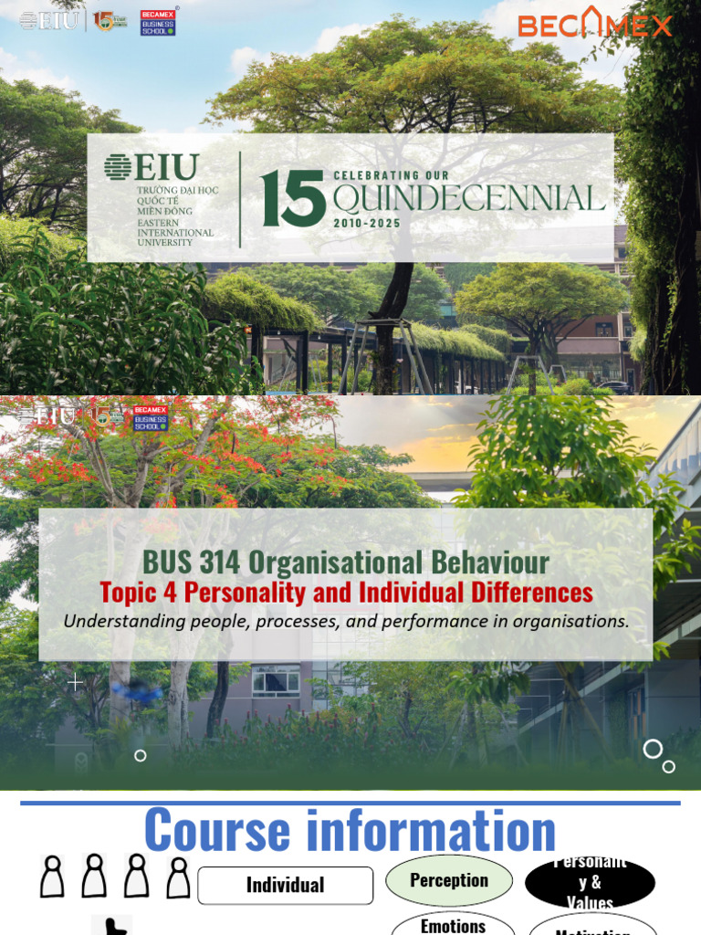 Topic 4 Personality and Individual Differences | PDF | Dark Triad | Behavioural Sciences