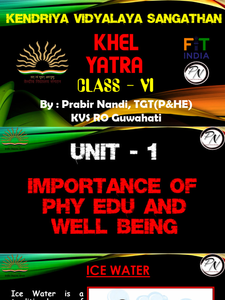 CH-1 Importance of Phy Edu and Well Being | PDF | Aerobic Exercise ...