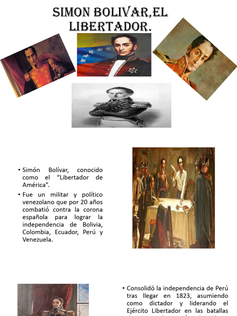 Línea de tiempo de Simón Bolívar | PDF