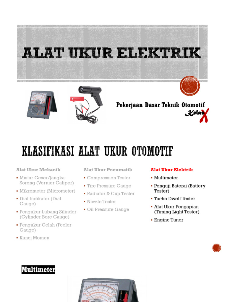 PDTO Alat Ukur Elektrik | PDF