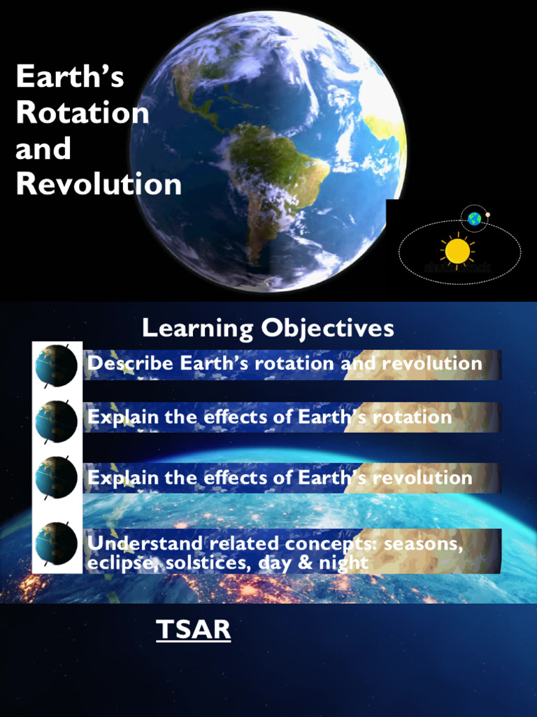 Earth Rotation Revolution | PDF