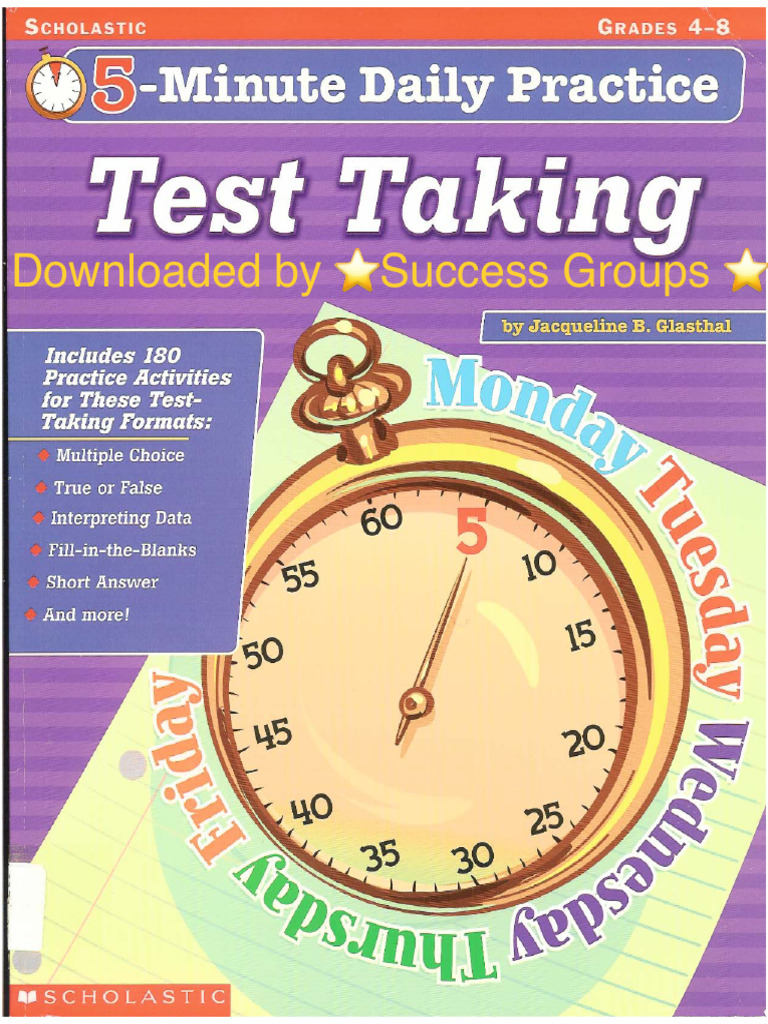 5 Minute Daily Pract... by Jacqueline B. Glasth... (Z-Lib - or | PDF