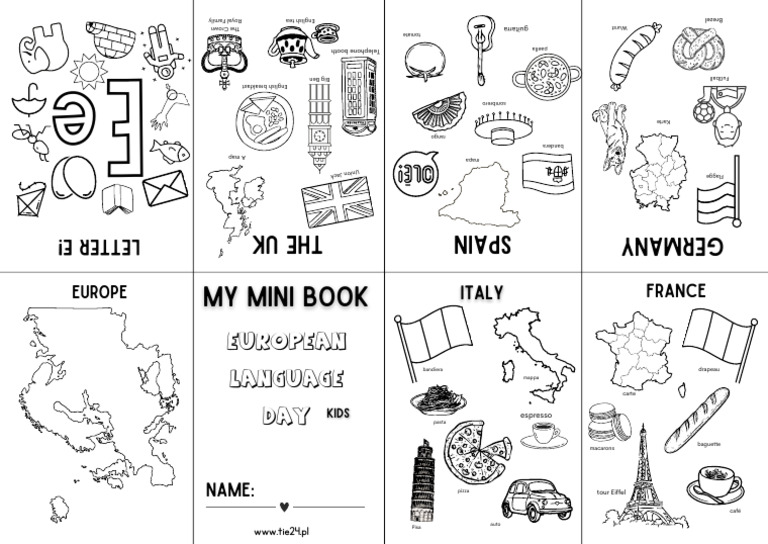 European Day of Languages Mini Zine Book2 | PDF