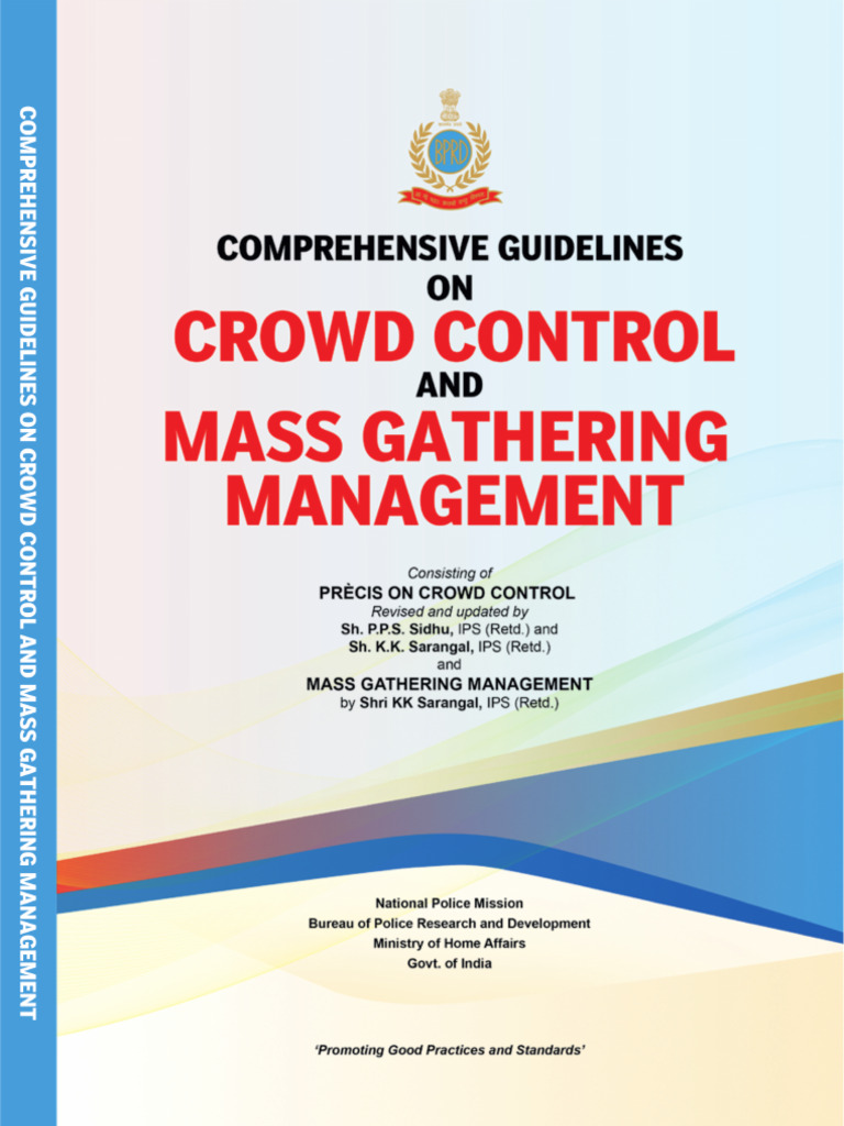 Comprehensive Guidelines on Crowd Control and Mass Gathering Management ...