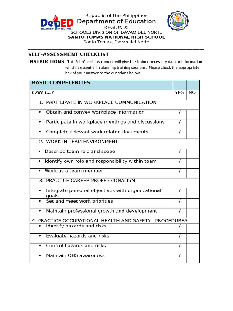 Computer Systems Servicing Checklist | PDF | Computer Network | Electronics
