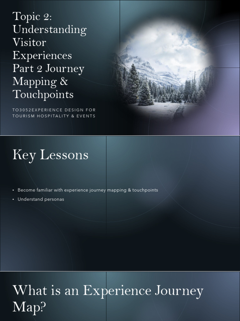 Topic 2 Understanding Visitor Experiences Part 2 | PDF