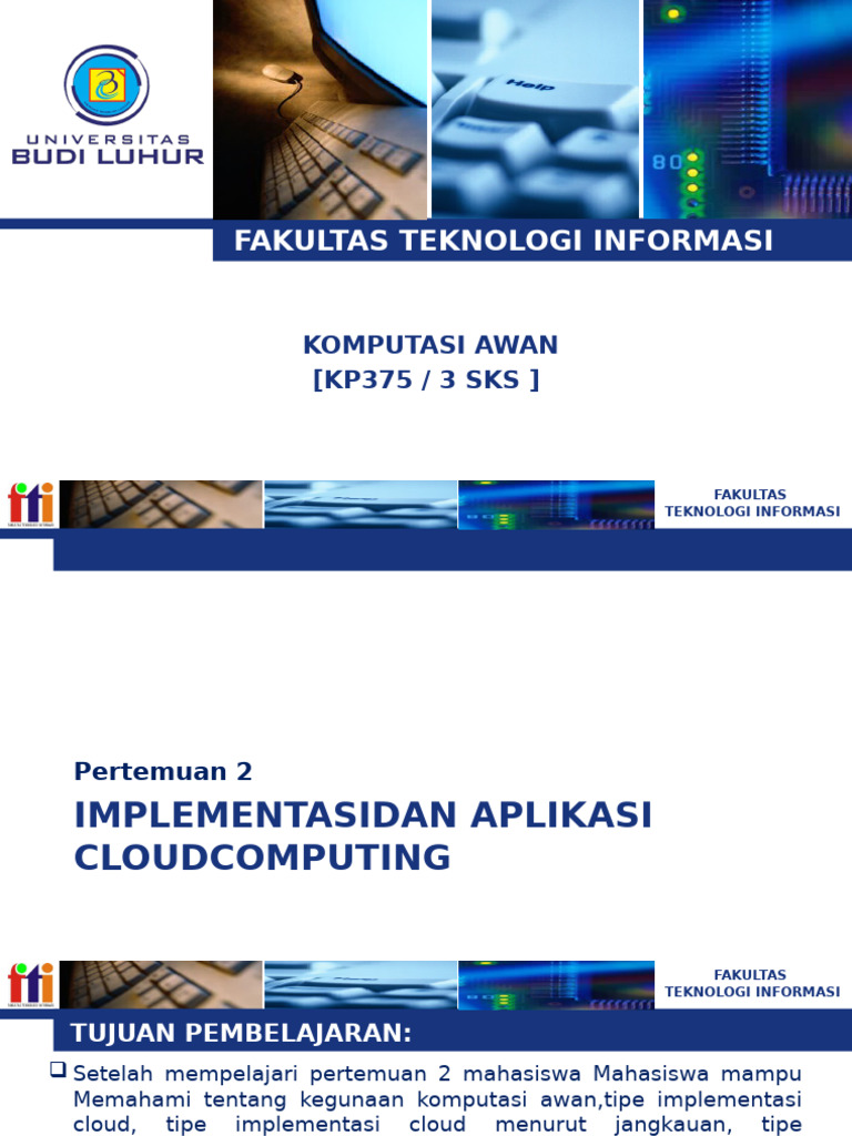 02 Implementasi Dan Aplikasi Cloud Computing | PDF