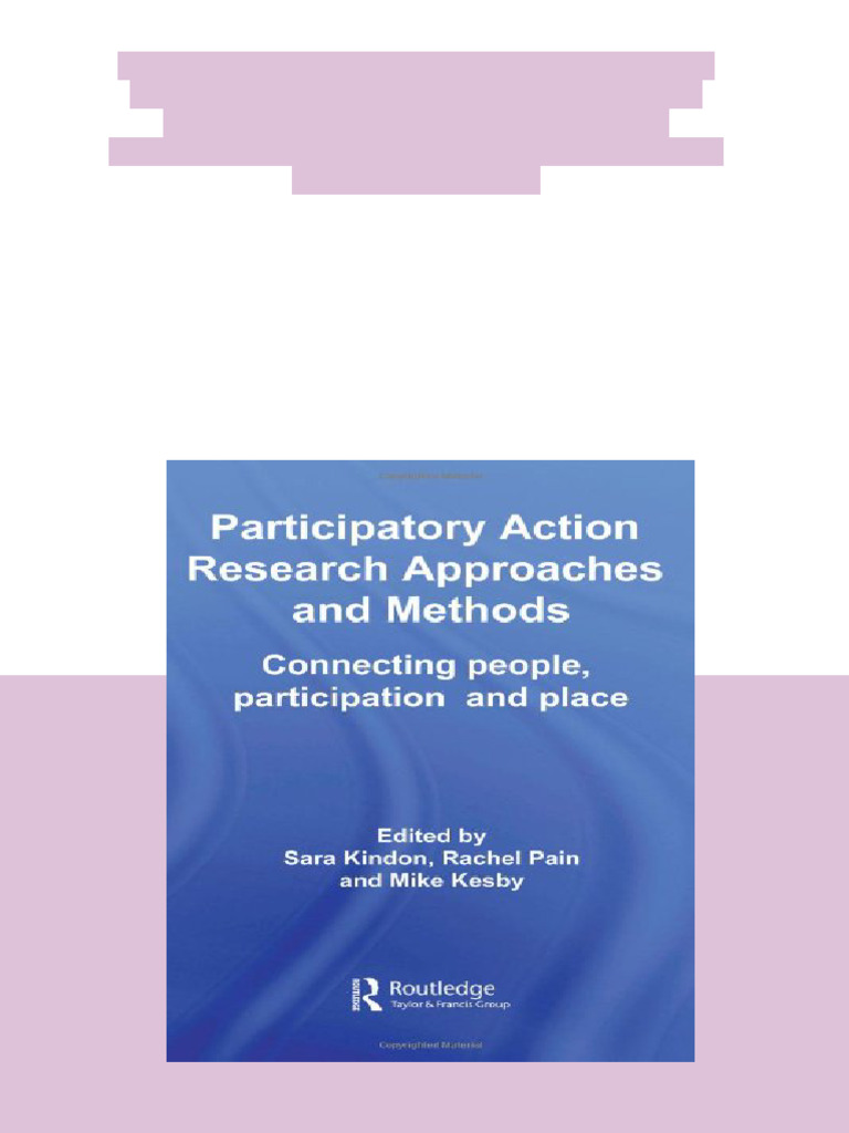 (Ebook) Participatory Action Research Approaches and Methods ...