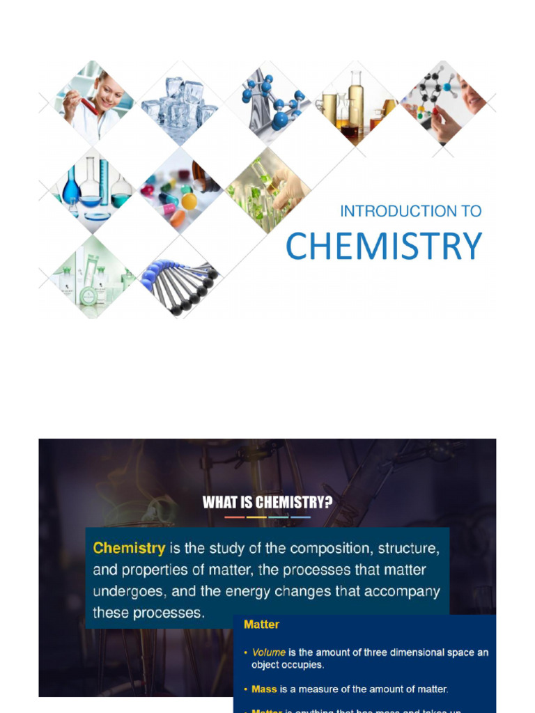 Chemistry Intro | PDF