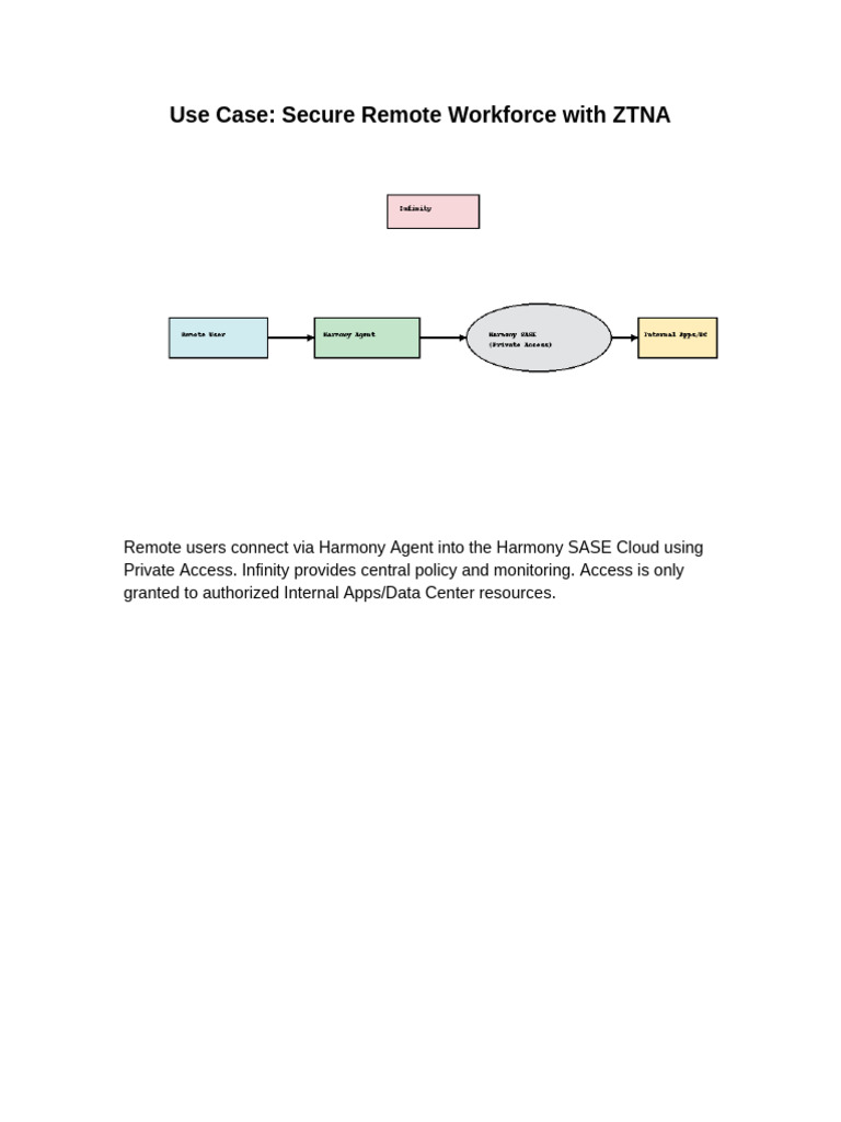 Checkpoint SASE Diagram ZTNA PPstyle | PDF