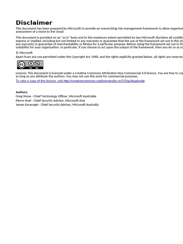 Risk Framework Template Tool - Workbook - V8 | PDF | Risk | License
