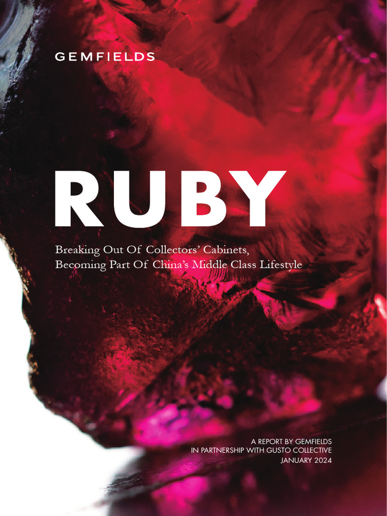 Ruby Trends in China's Middle Class | PDF | Gemstone | Jewellery