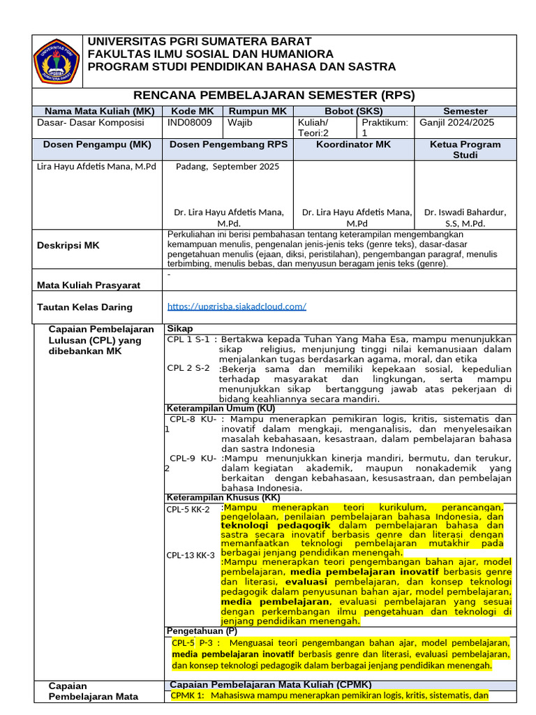 01 RPS DDK 2025 | PDF