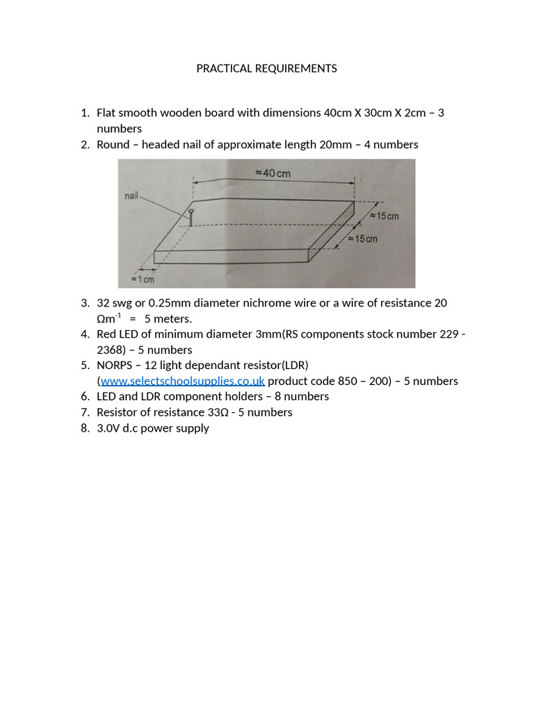 Practical Requirements | PDF