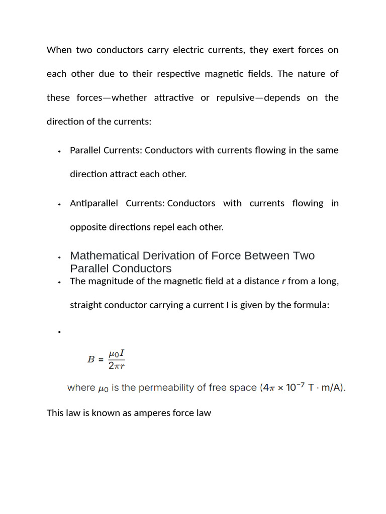 Electric Currents Generate Magnetic Fields | PDF | Magnetic Field | Force